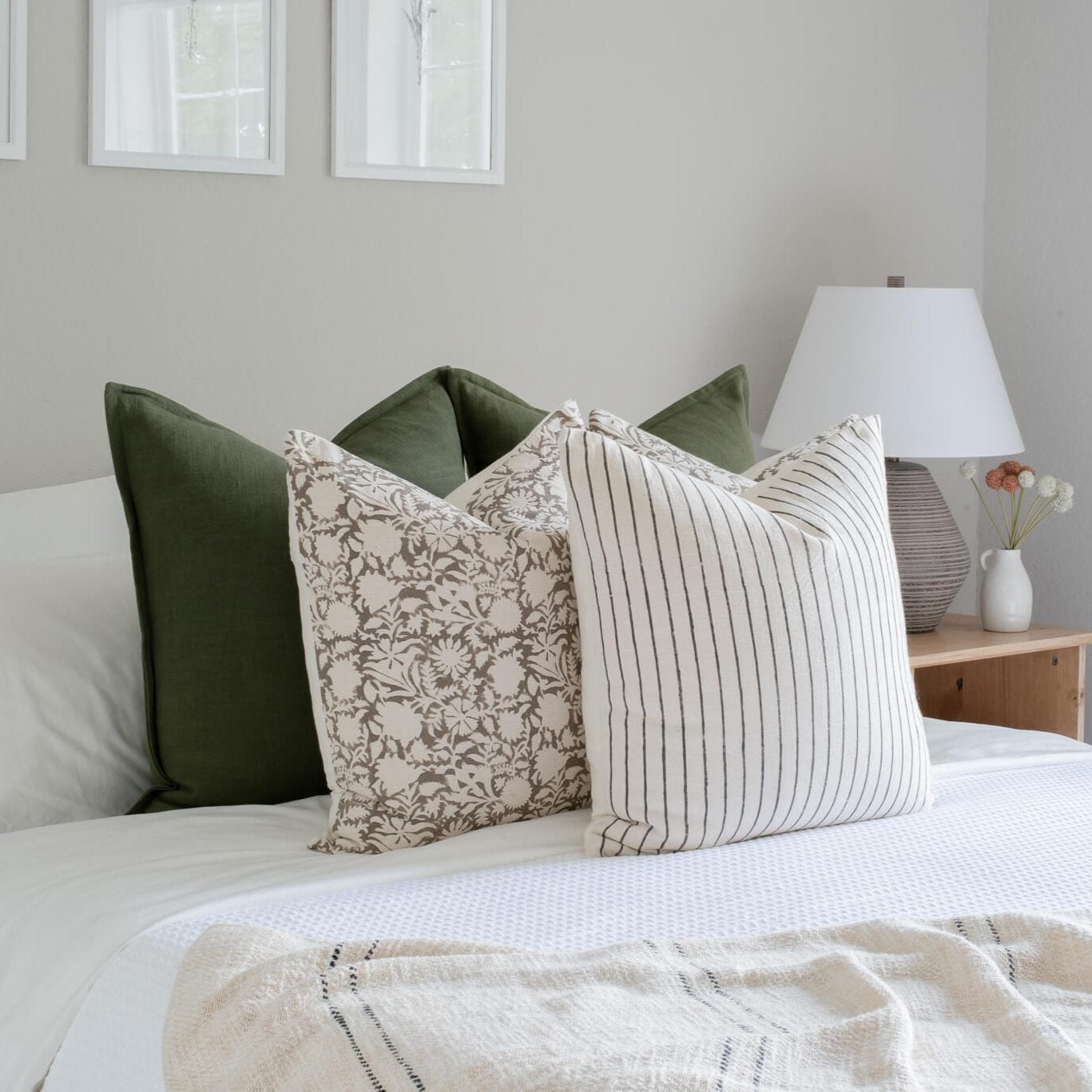 Olinda Bed Pillow Combination | Set of Five Pillow Covers – Apartment No.3